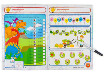 Wipe-Clean Learning Book: Starting Times Tables – The Sensory Studio