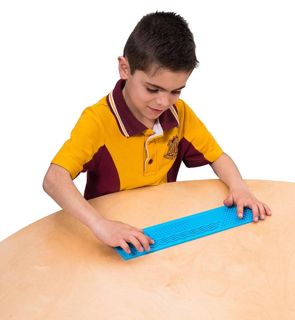 Elizabeth Richards Busy Fingers Tactile /Fidget Sensory Blue Ruler ...