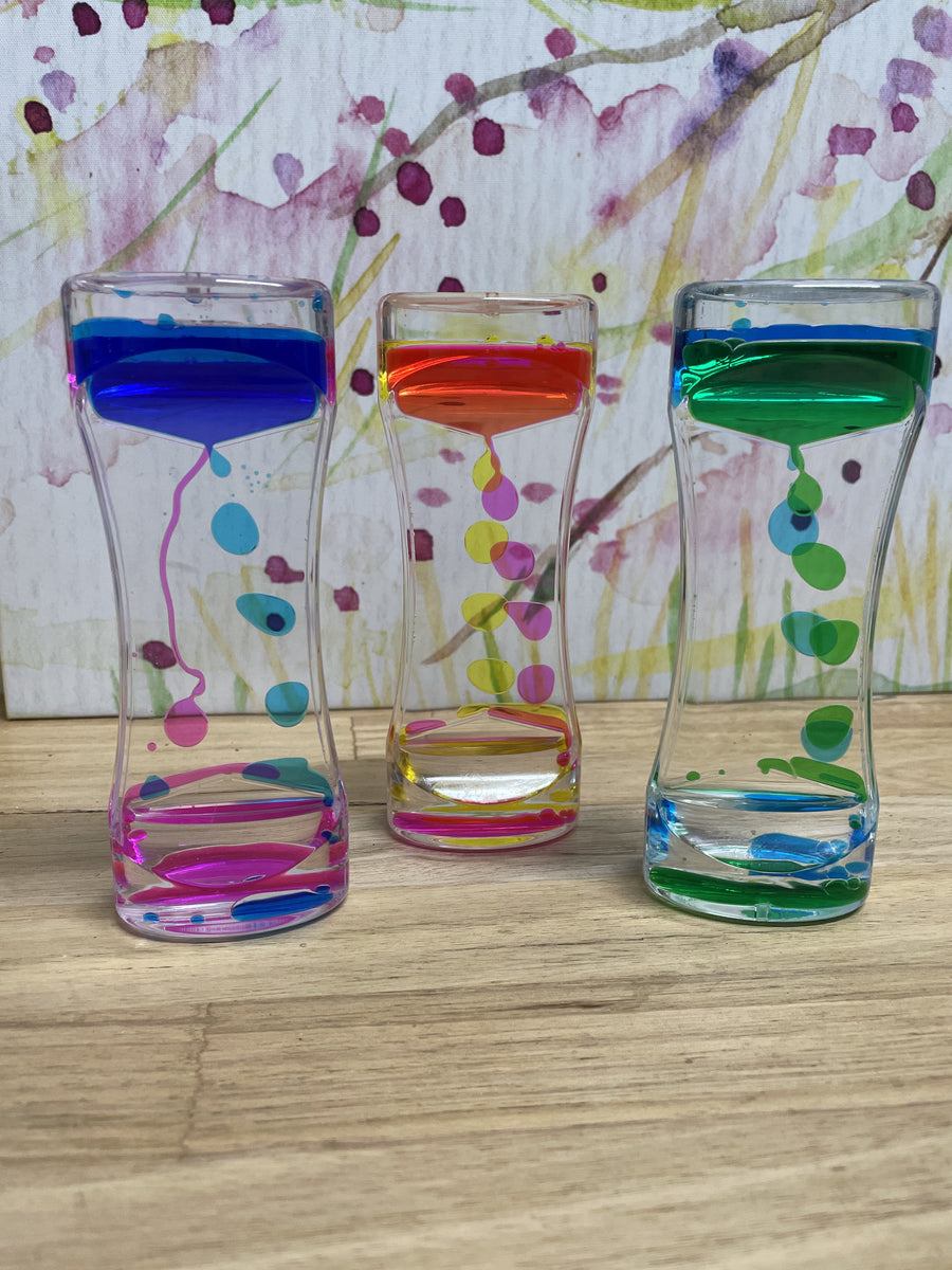 Visual Liquid Timer: Dual Colour Lava Drops: Pink/Yellow – The Sensory ...