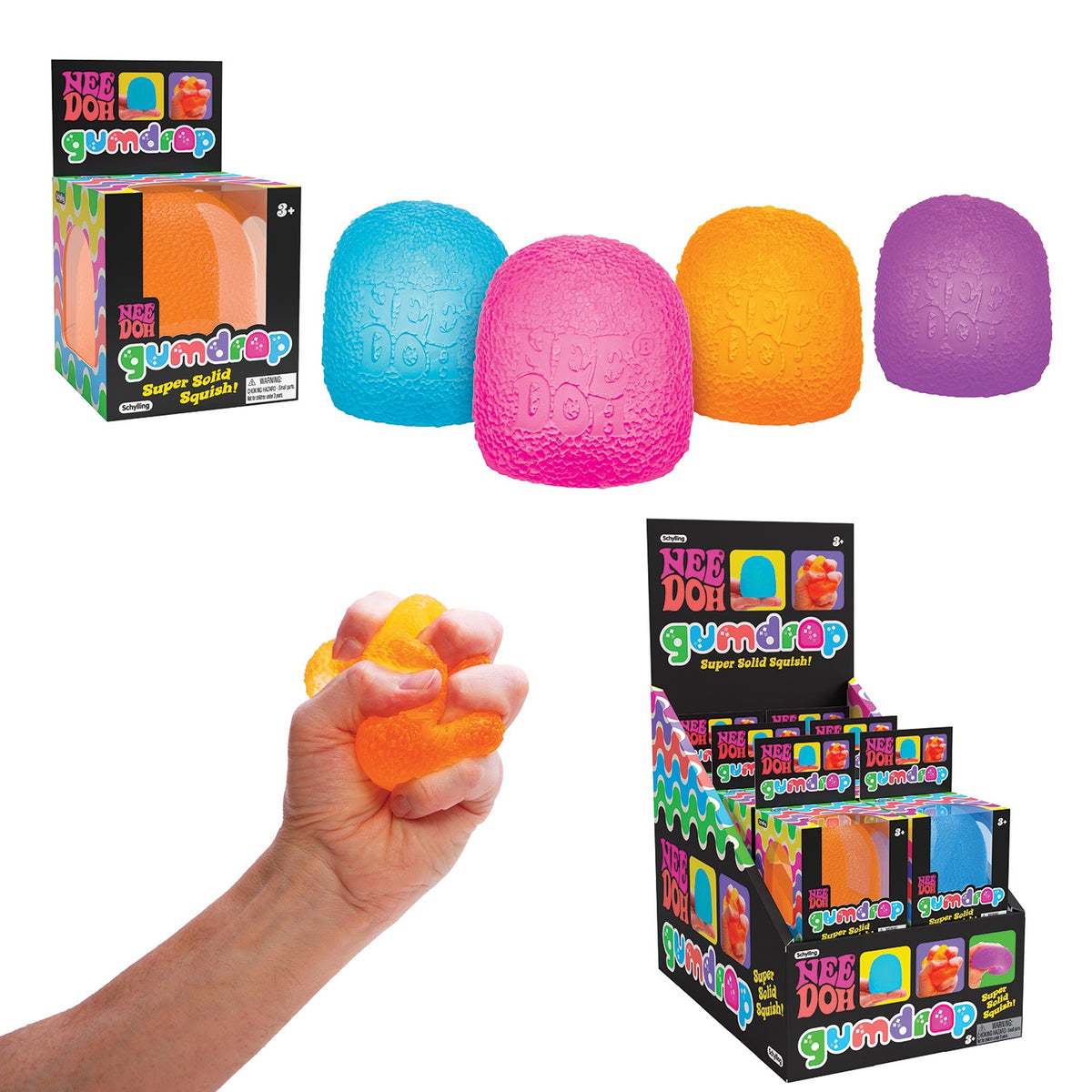 Schylling Nee Doh: Gumdrop Stress Ball – The Sensory Studio